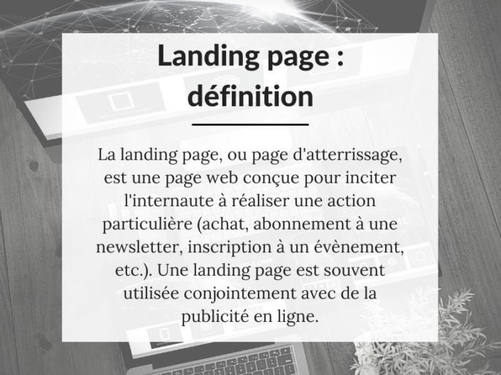 Landing page : définition et exemples