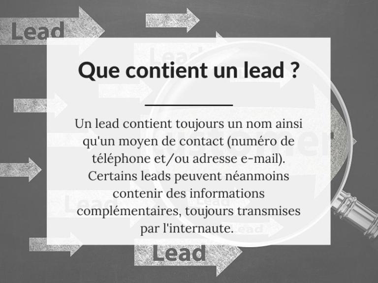Qu'est-ce qu'un lead ? Explications claires