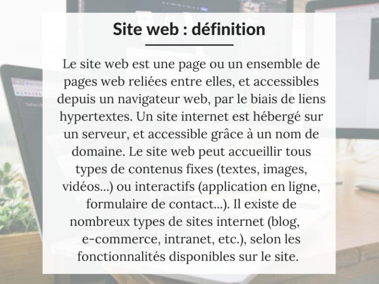 Site web : exemple et intérêt
