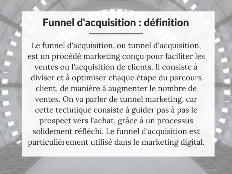 Funnel d'acquisition : tout comprendre